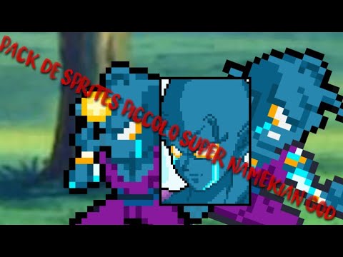 Pack de sprites piccolo super namekian god recortado por mim - YouTube