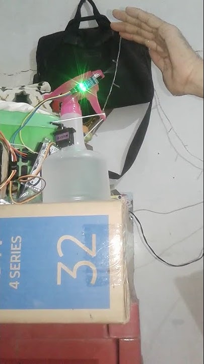 hand sanitizer arduino uno spray otomatis - YouTube