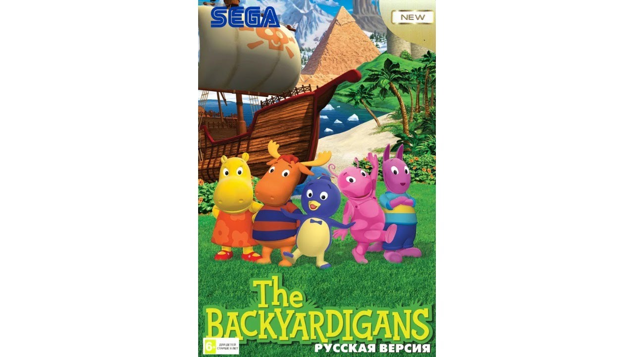 The Backyardigans (Russian SMD Bootleg) - Continue and Game Over ...