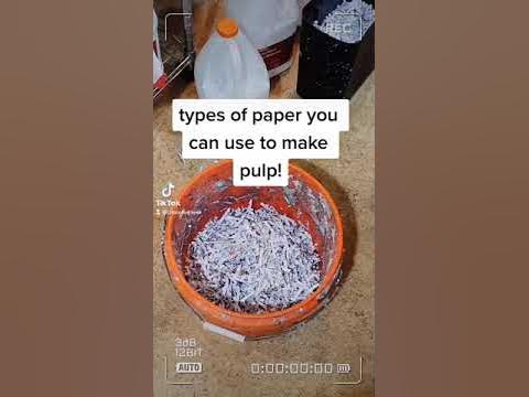 Types of Paper You Can Use to Make Pulp - YouTube