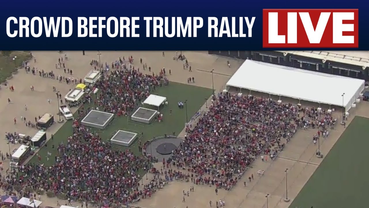 LIVE: Hundreds of Trump supporters outside Nassau Coliseum before 7 p.m ...