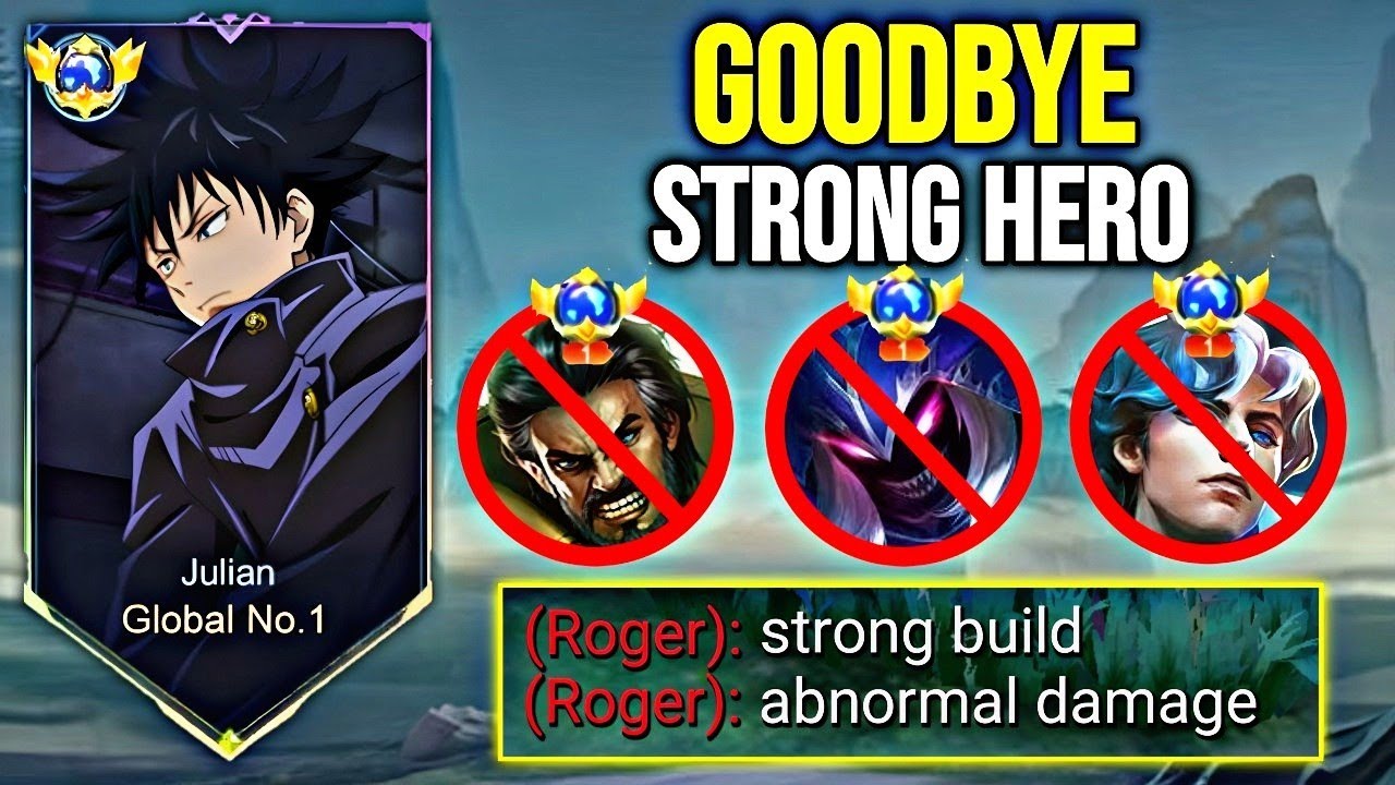 GOODBYE STRONG HERO 2024!? THIS JULIAN NEW META DESTROYER BUILD WILL ...