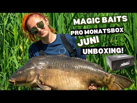 UNBOXING der Magic Baits Karpfen Monatsbox Juni! MAXIMAL VOLLGESTOPFT!