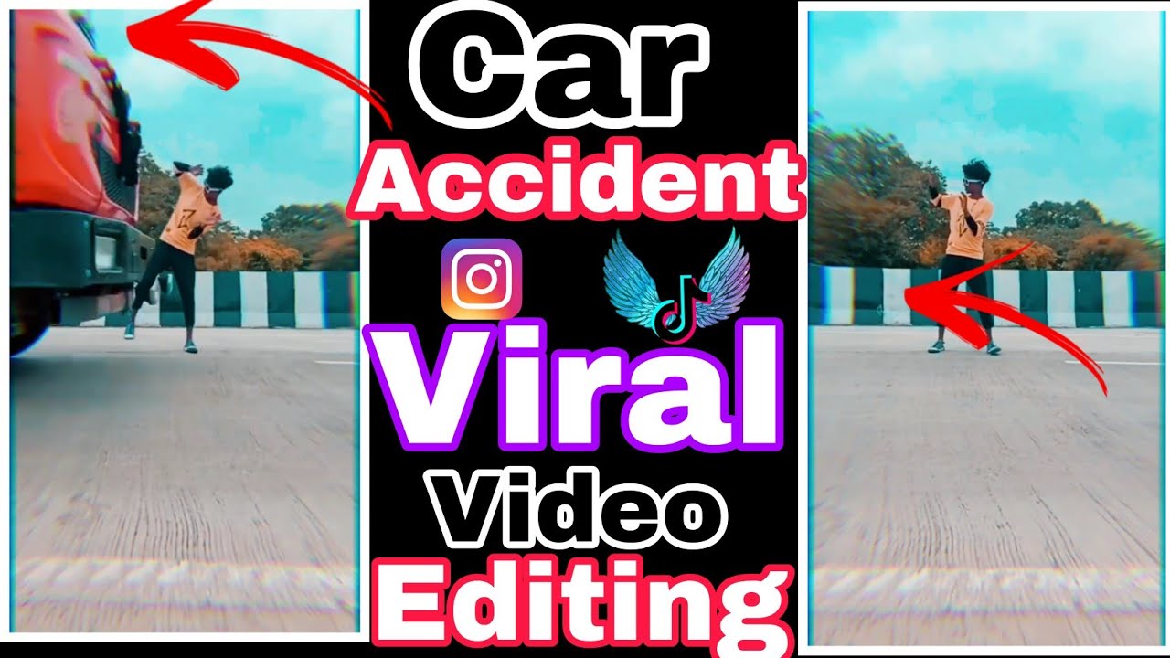 Car accident video editing tutorial Instagram reels viral video #vfx # ...