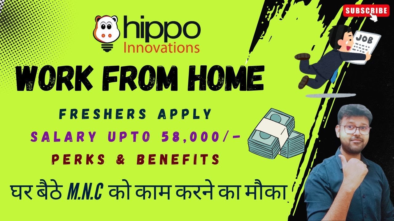 HIPPO INNOVATIONS - WORK FROM HOME | FRESHERS JOB | NO INVESTMENT WFH ...