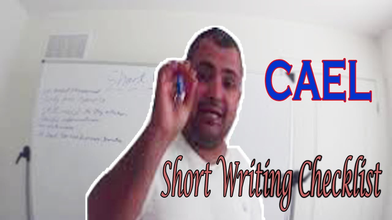 CAEL.Canadian Academic English language Test ||Short Writing Checklist ...