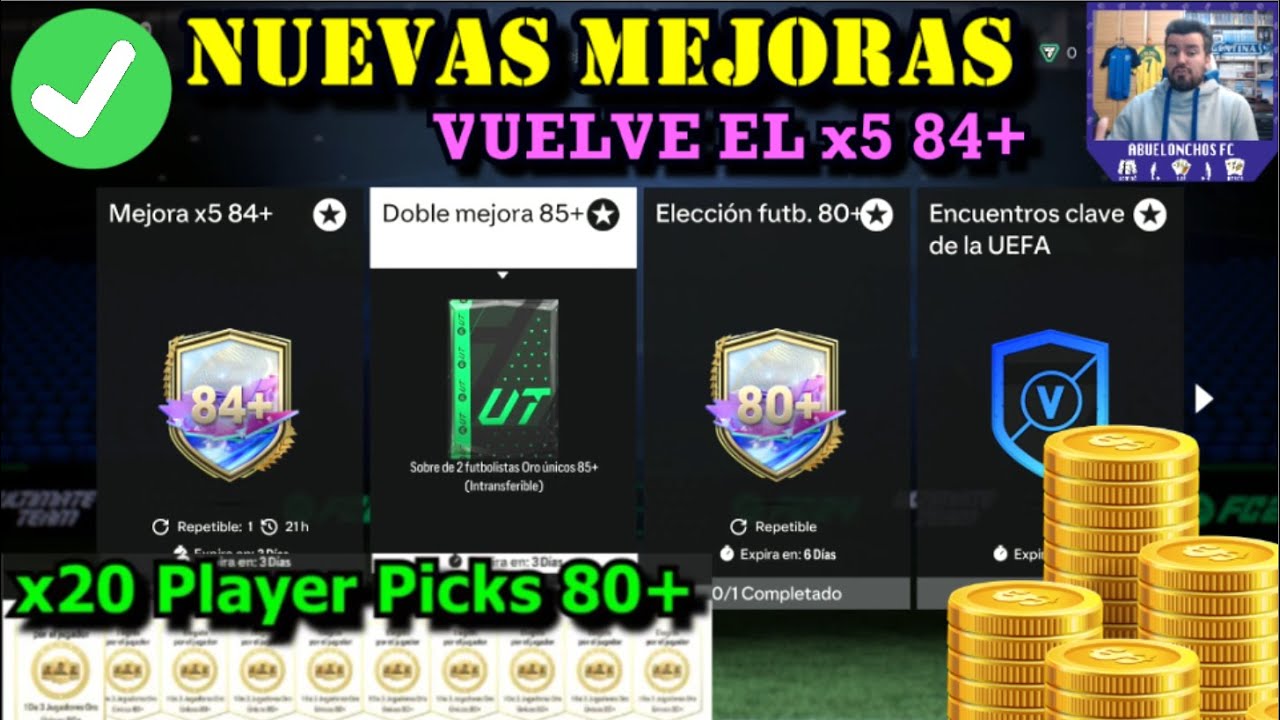 INCREÍBLE CICLO DE MEJORAS Nuevos PLAYER PICKS 80+, ¿cómo vienen los ...