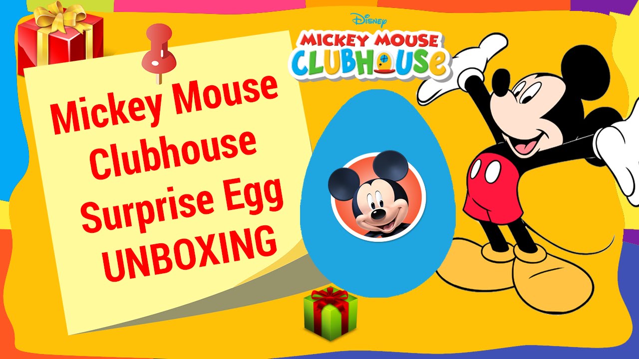 Mickey Mouse Clubhouse Surprise Eggs 3D Collection Zaini Surprise Eggs ...