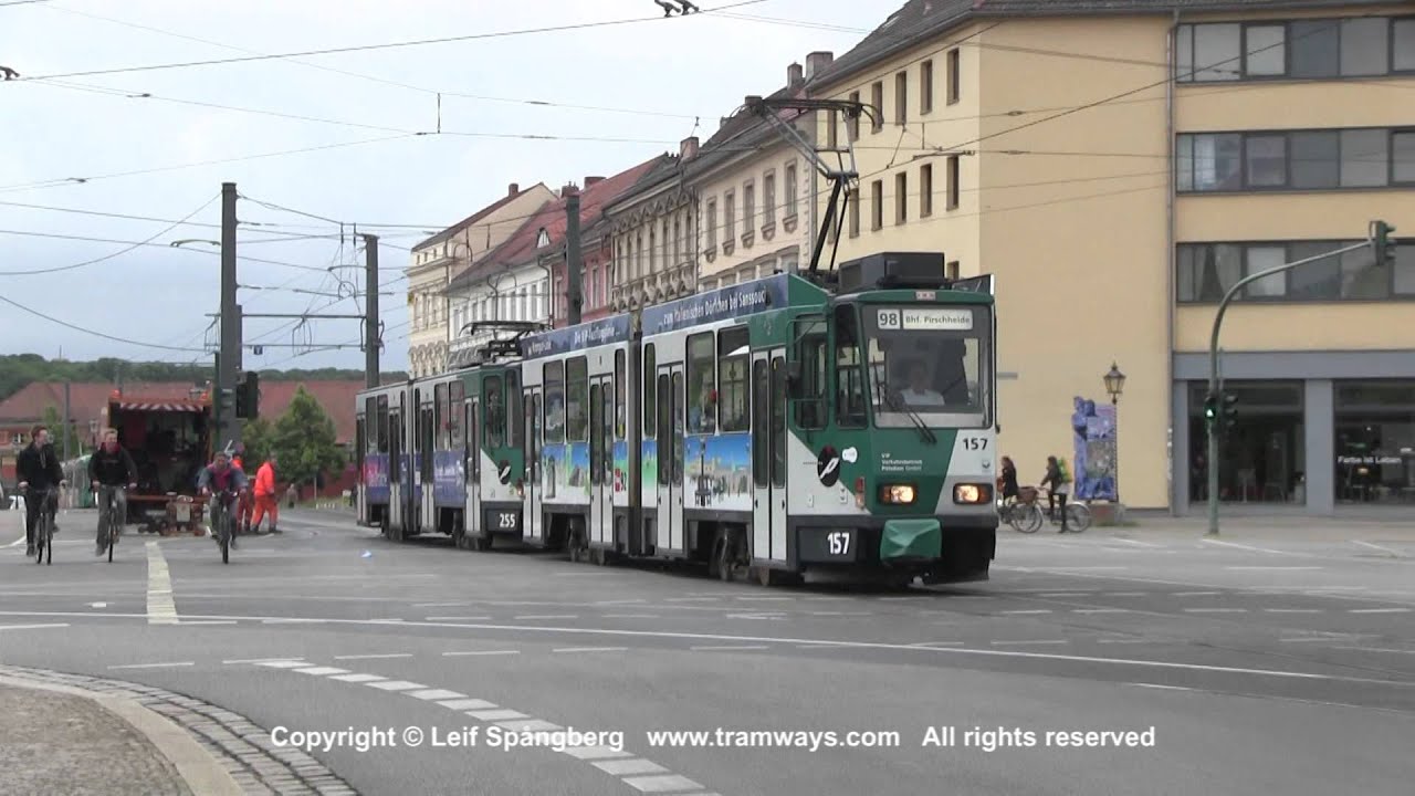 ViP Potsdam Strassenbahn / Trams at Platz der Einheit, Potsdam, Germany ...