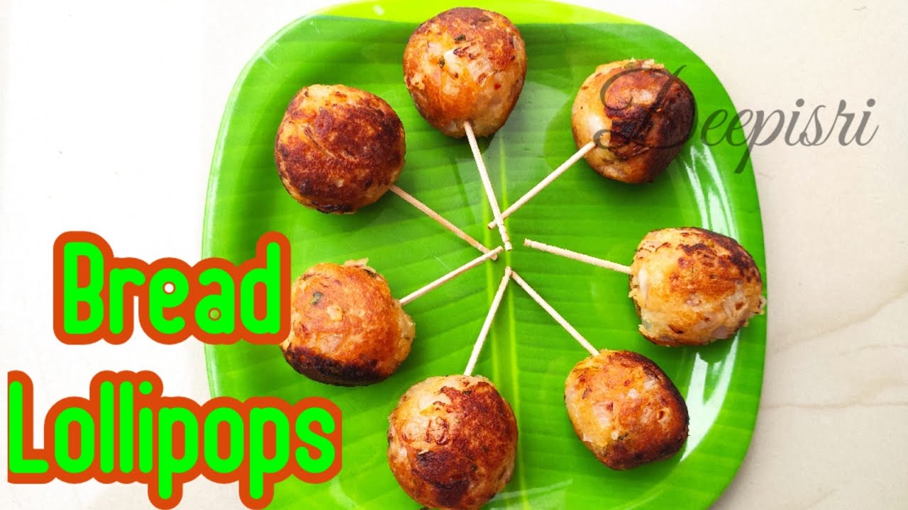 Bread lollipops Recipe|Veg party starters|Potato lollipop|Bread snack ...