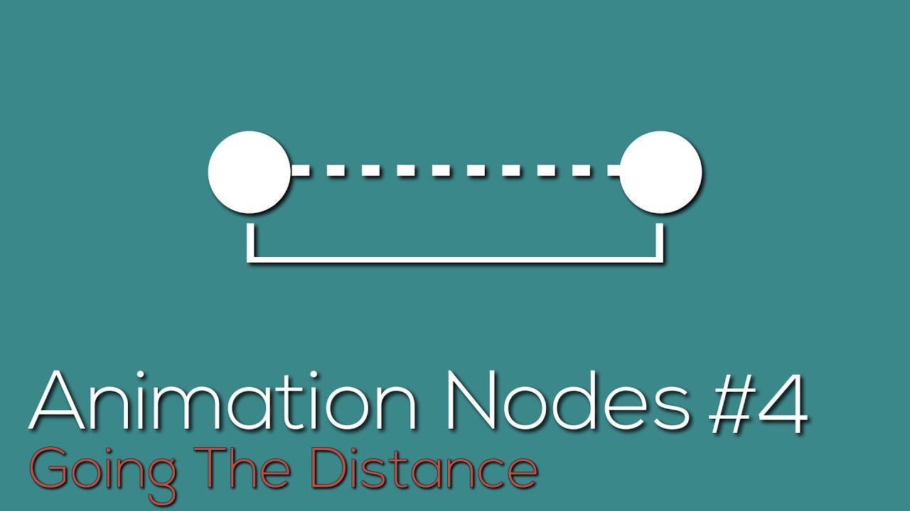 Animation Nodes #4: Going the Distance (Distance and Map range nodes ...