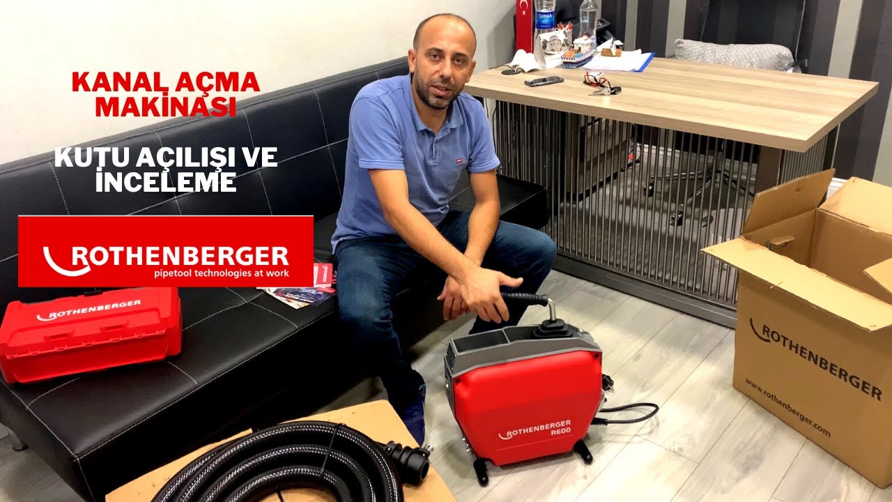 ROTHENBERGER R 600 KANAL AÇMA MAKİNASI KUTU AÇILIŞI VE ÖN DEĞERLENDİRME ...