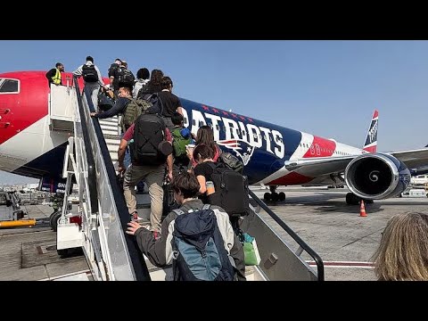 State Department charters Patriots' plane to fly Americans home