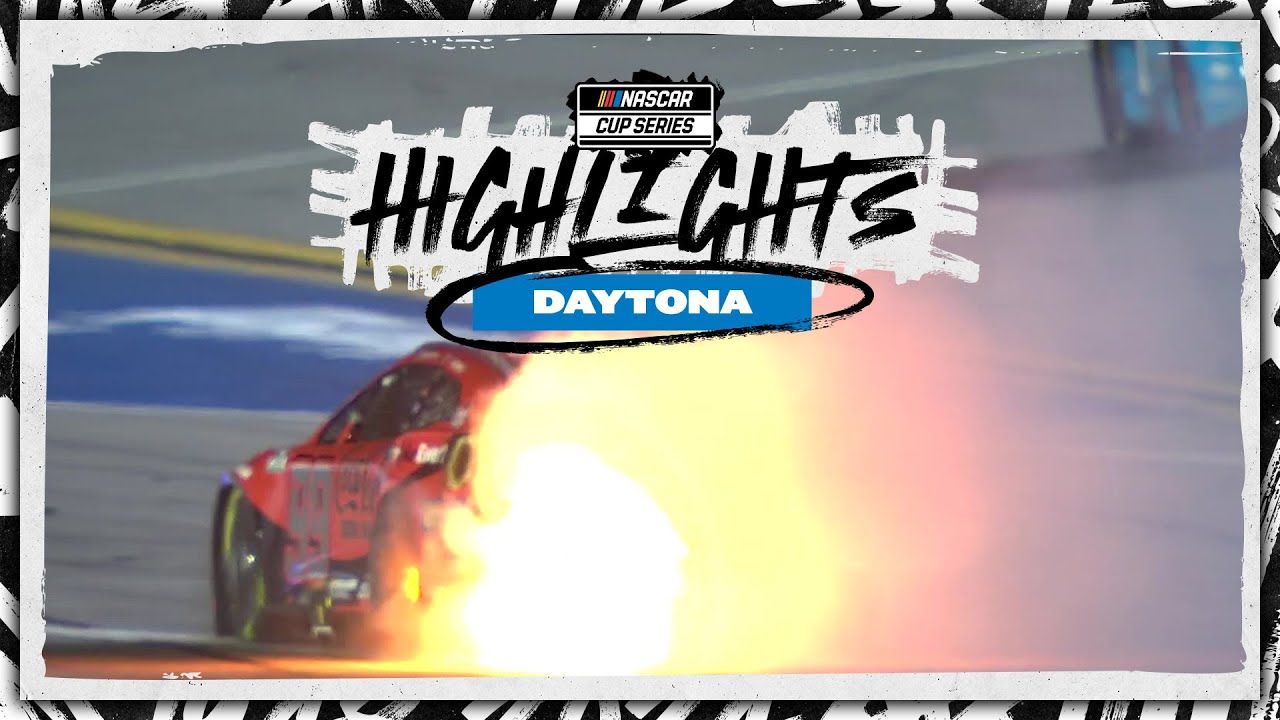 Daniel Suárez’s day goes up in smoke as car catches fire | NASCAR - YouTube