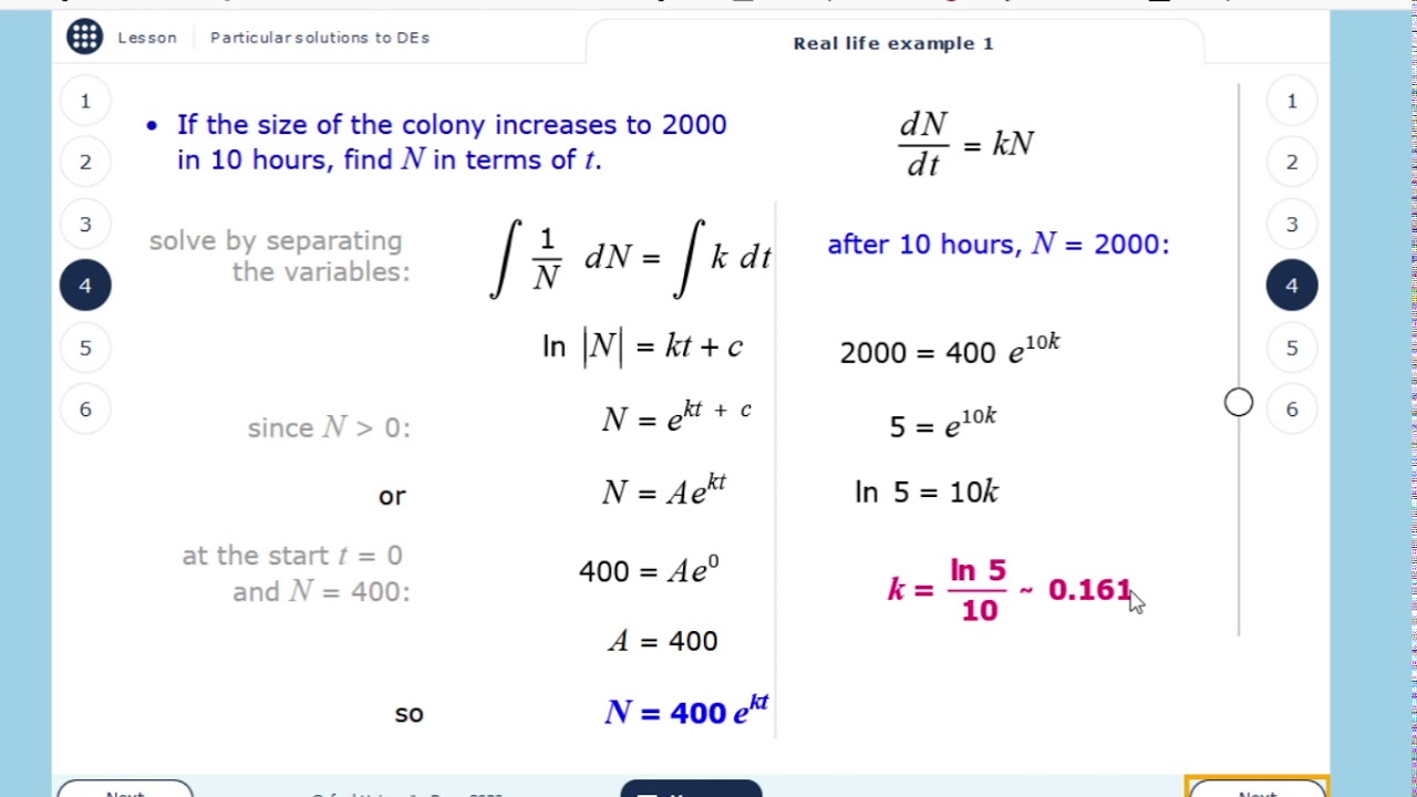 Differential equation real life problem separable variables -IB Maths ...