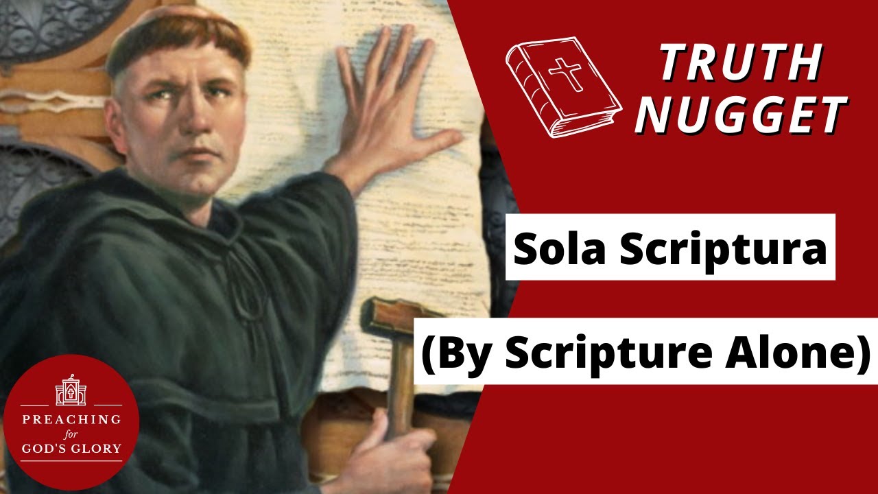 Sola Scriptura (By Scripture Alone) | Reformation Day, Martin Luther, 5 ...