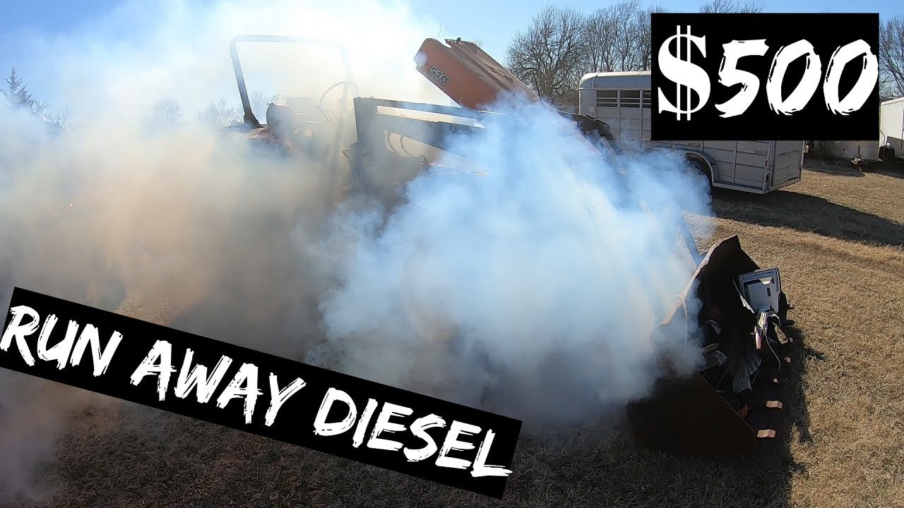 OLD TRACTOR FIRST START IN 10 YEARS - YouTube