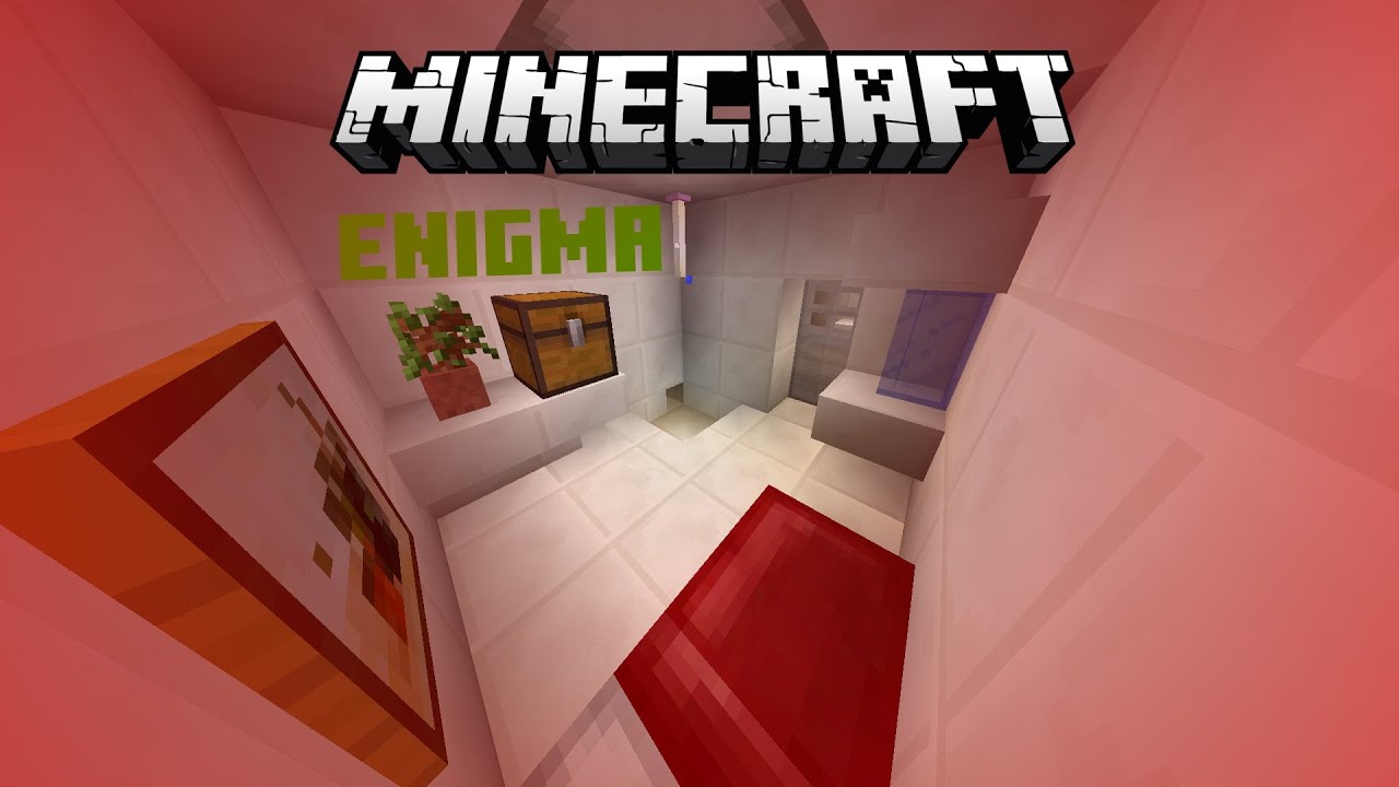 Les maps Minecraft : La map Énigma - YouTube