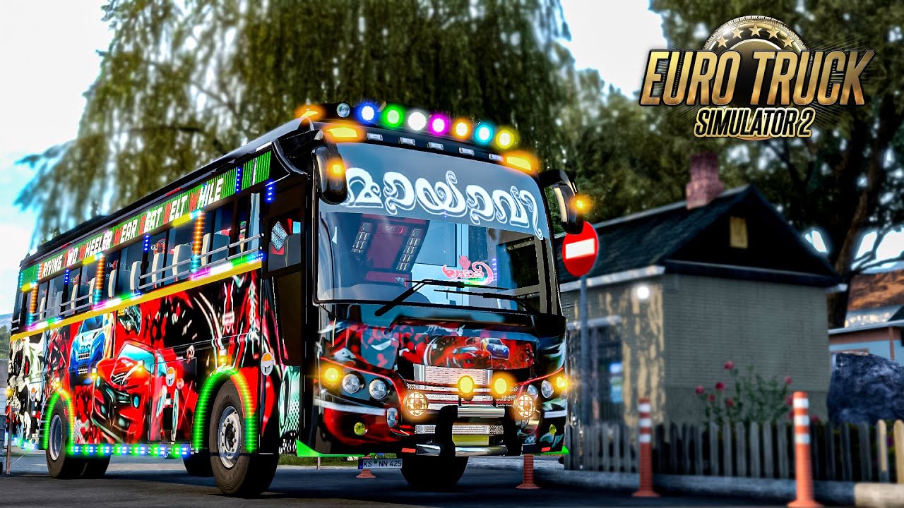 MAYAVI TOURIST BUS TRIP ETS2 MALAYALAM GAMEPLAY Indian Mods TOM GAMING ...
