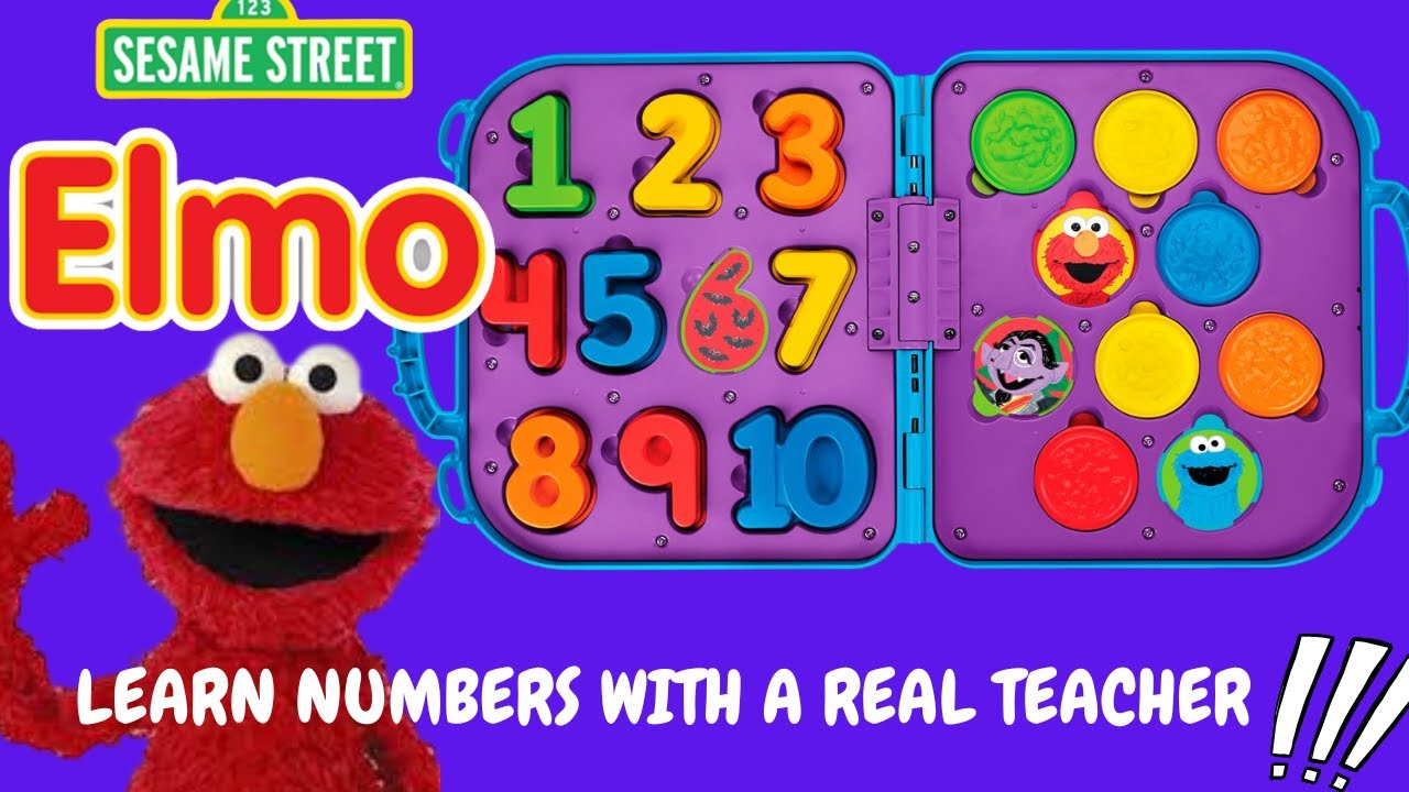 Sesame Street Cookie Monster Number Toy - Learn Numbers 1-10 with ELMO ...