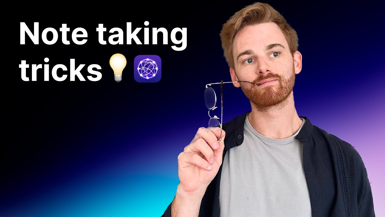6 Note-taking tricks to use in Reflect - YouTube