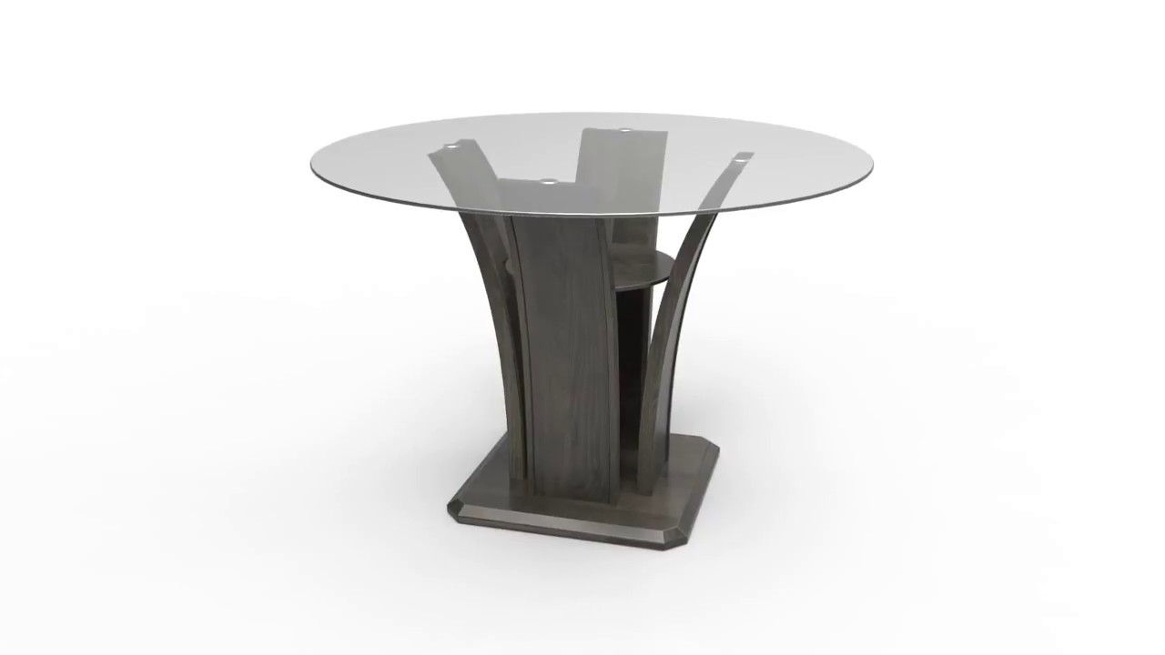 On Design: Curved Table Base - YouTube