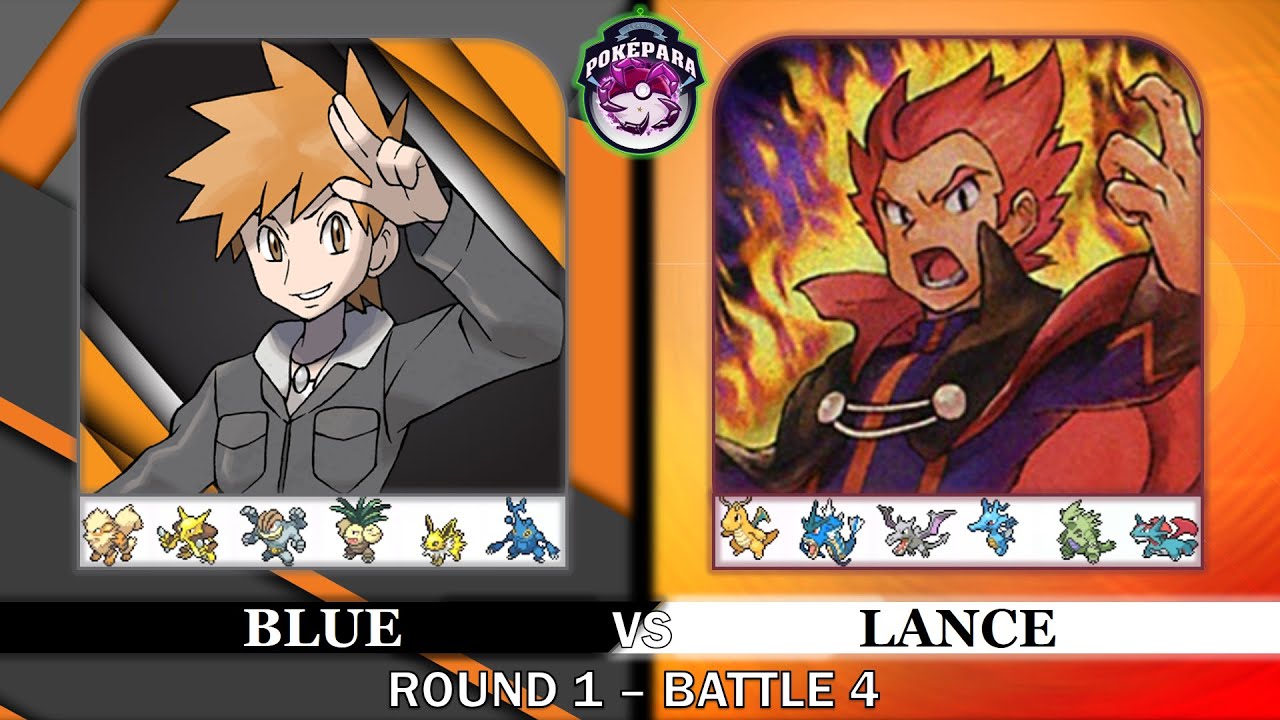 PokéPara League | Blue vs Lance | Round 01 - Battle 04 - YouTube