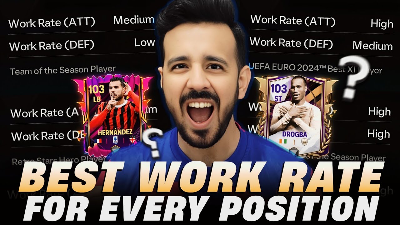 BEST WORK-RATES ON EVERY POSITION - FC MOBILE 25 - YouTube