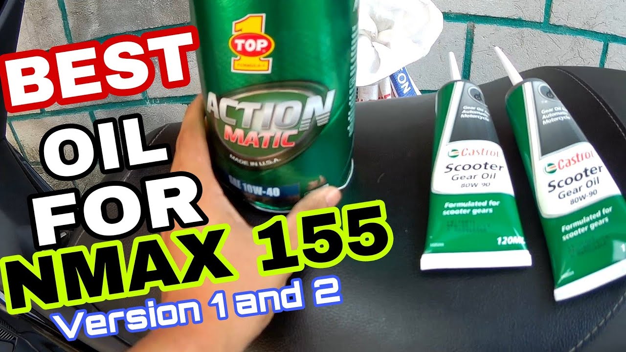 BEST OIL FOR NMAX TOP 1 AND CASTROL CHANGEOIL NA MALUPET - YouTube