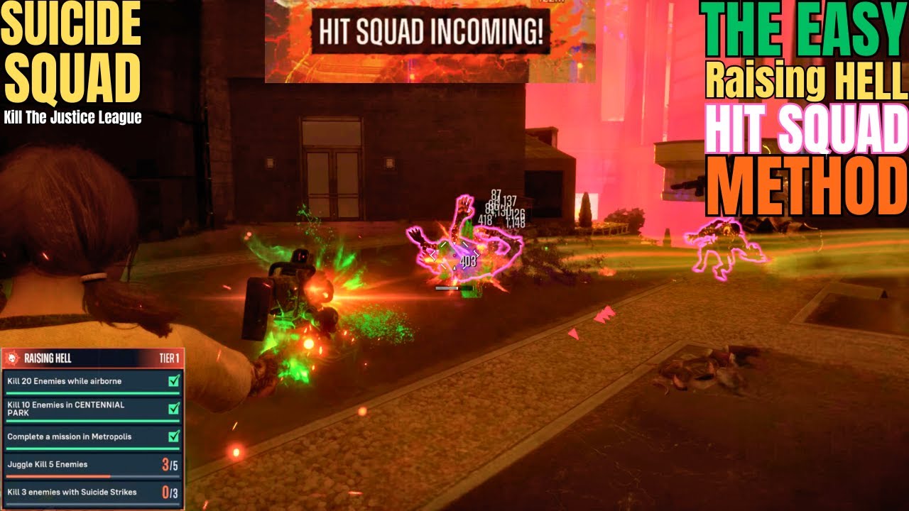 Suicide Squad Kill The Justice League - Raising Hell Hit Squad Method ...