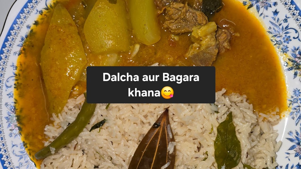Hyderabadi Dish | Dalcha | Bagara khana | Recipe | made by ...