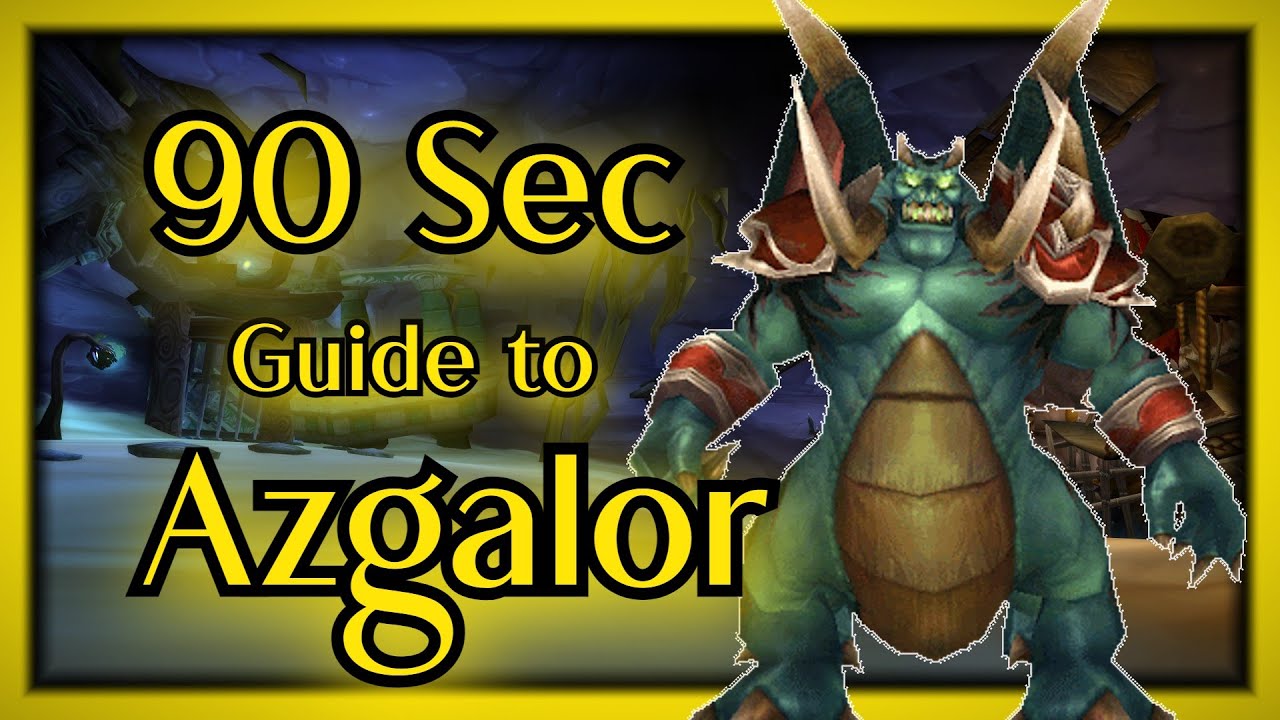 A 90 Second guide to killing Azgalor inside Mount Hyjal - YouTube