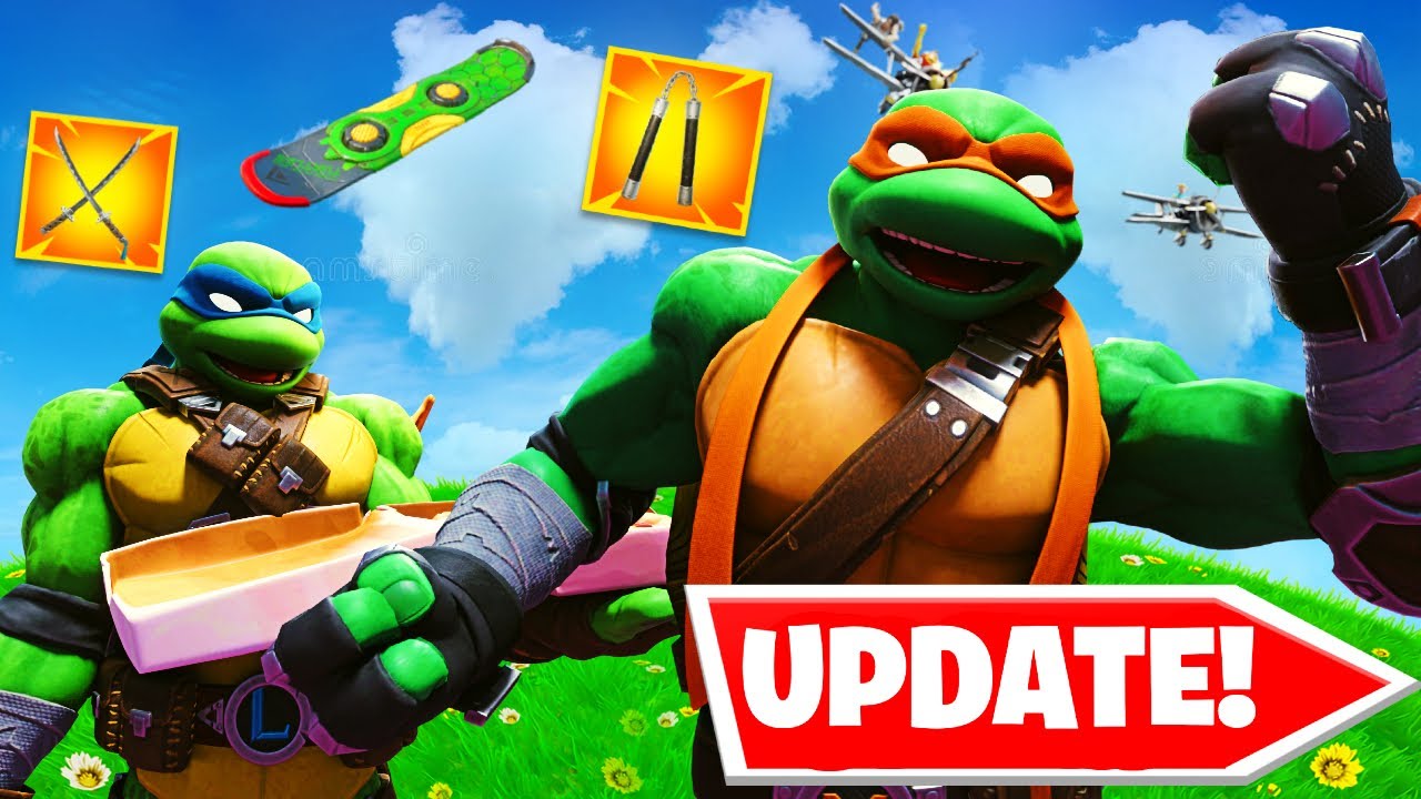 Fortnite’s HUGE TMNT Update Is Here! (New Battle Pass, Weapons, And ...