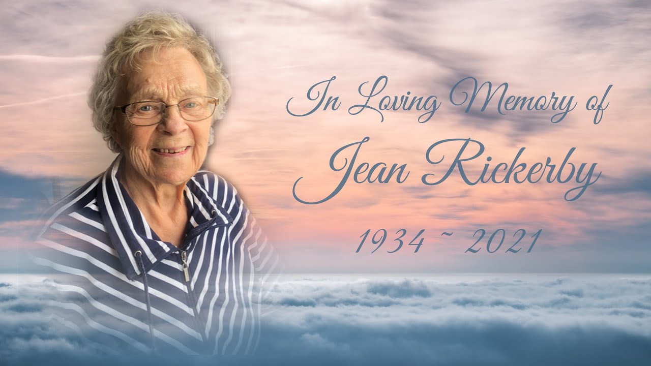 Jean Rickerby 1934 ~ 2021 - YouTube