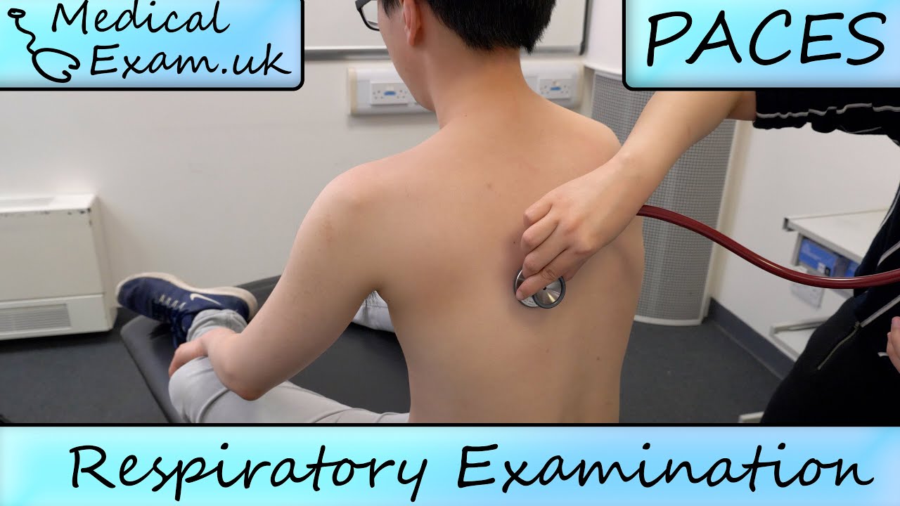 Respiratory Examination Routine - PACES teaching - YouTube