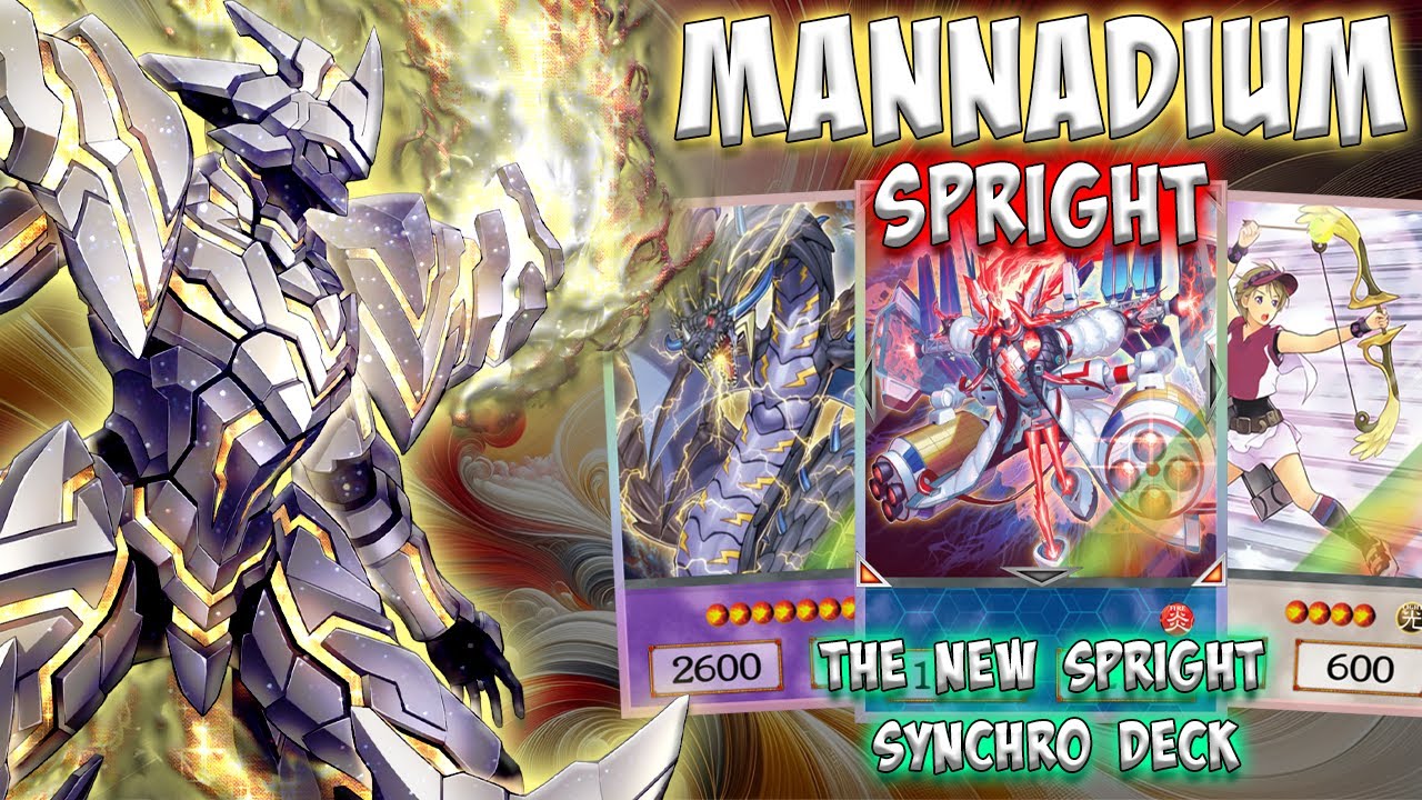 MANNADIUM SPRIGHT! The NEW Premier Spright Synchro Deck!| Yu-Gi-Oh ...