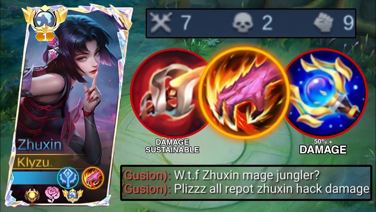 NEW HERO ZHUXIN! BEST BUILD AND EMBLEM + KILL 7! ZHUXIN TOP GLOBAL ...