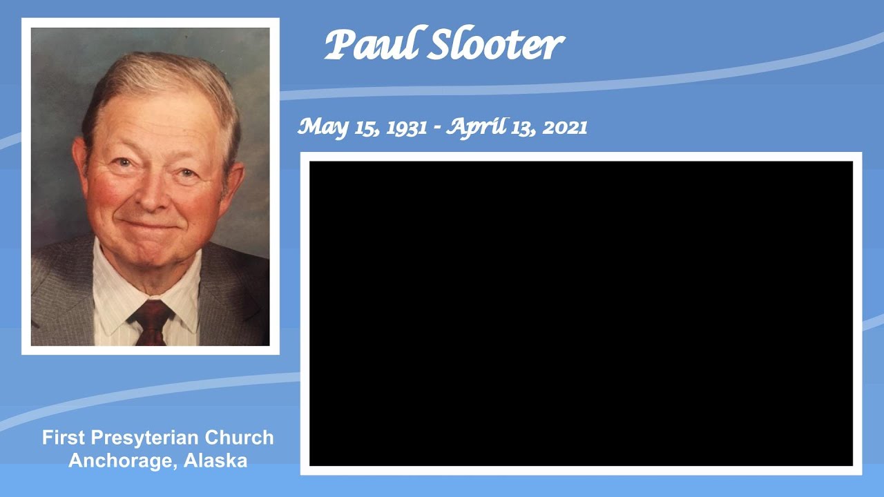 Paul Slooter Memorial Service - YouTube