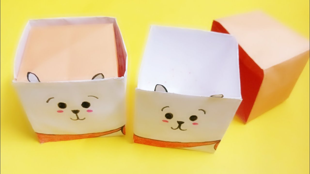 Bt21 RJ box/Cute box/Gift box/Bt21 diy box/Rj box with paper/Bt21 box ...