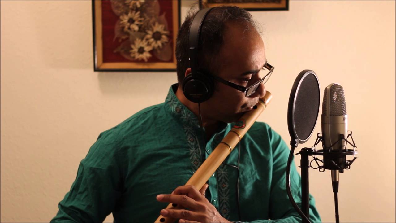 Promode Dhaliya Dinu Mon - Rabindra Sangeet - Flute - Bansuri by ...