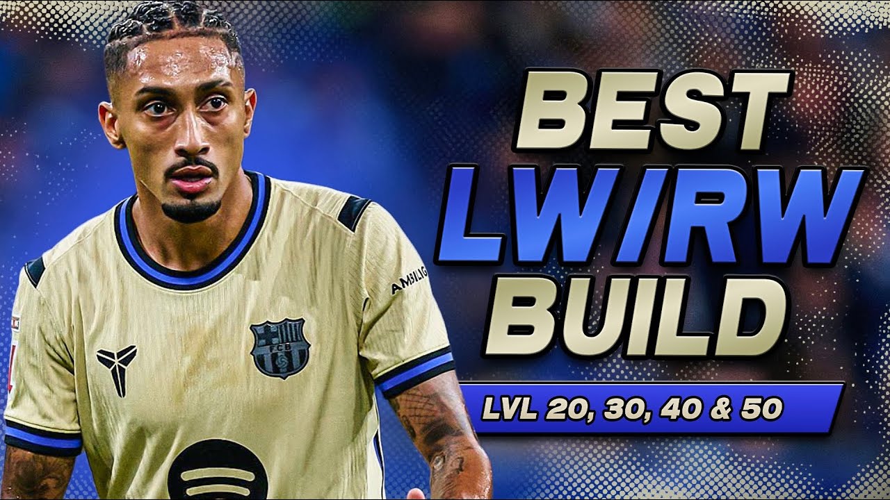 BEST WINGER (LW/RW) BUILD FOR LVL 20,30,40 & 50 | EAFC 26 Clubs - YouTube