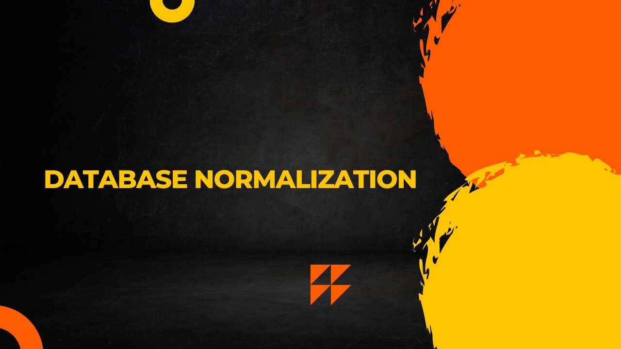 DATABASE NORMALIZATION - YouTube