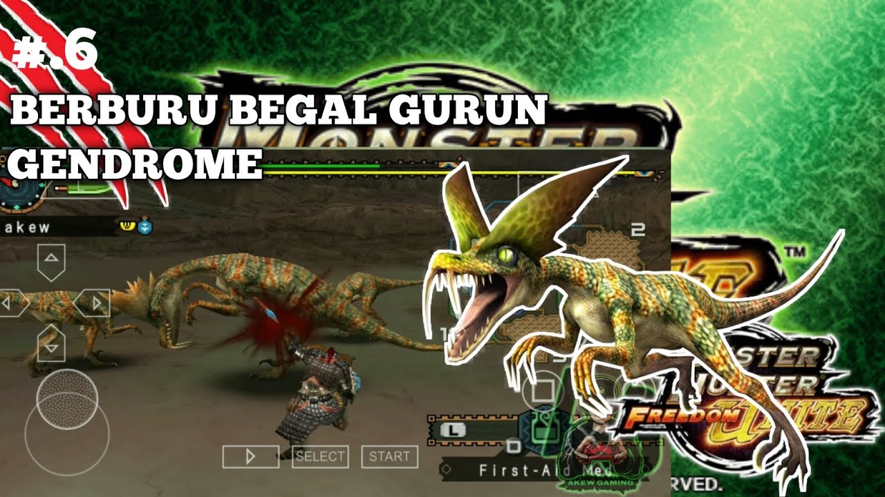 BERBURU BEGAL GURU . GENDROME (MONSTER HUNTER FU) - YouTube