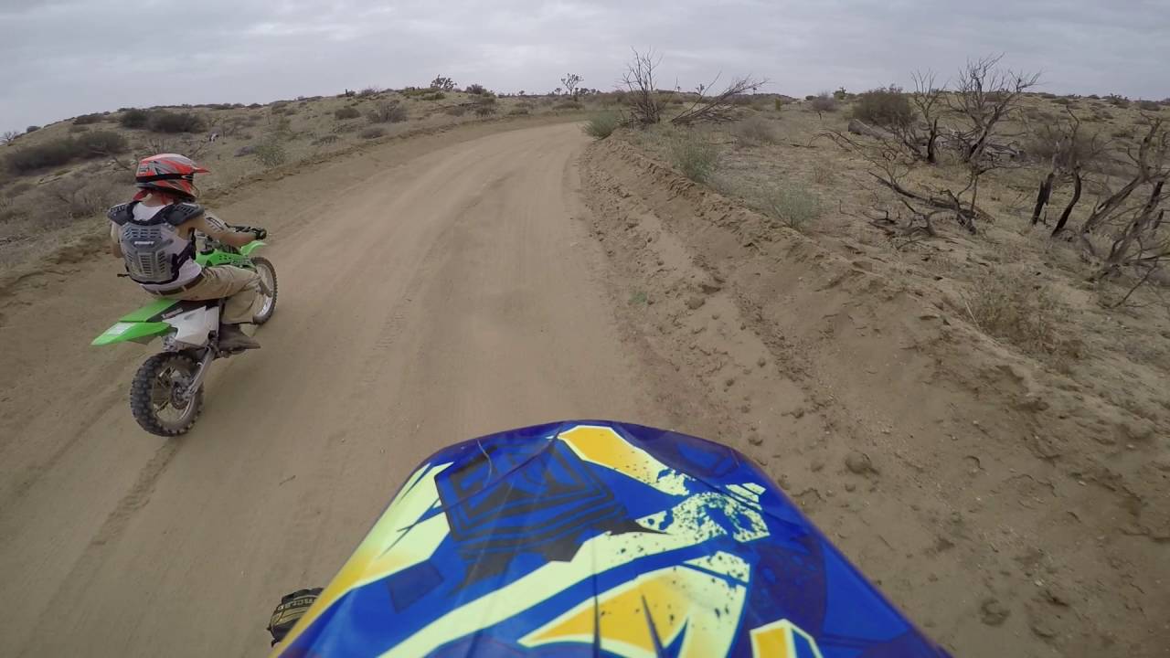 Desert Trail Side by Side Two Wheeler Riding - YouTube