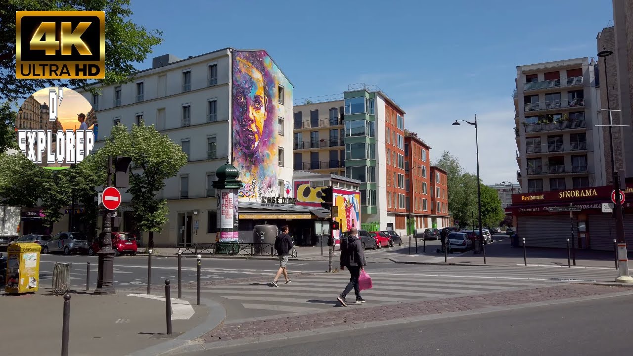 Walking in Paris:Chinese streets and Supermarket,Porte d'Ivry to Porte ...