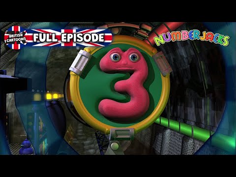 Being 3 | Numberjacks | Season 1, Episode 33 | ZeeKay British Cartoons