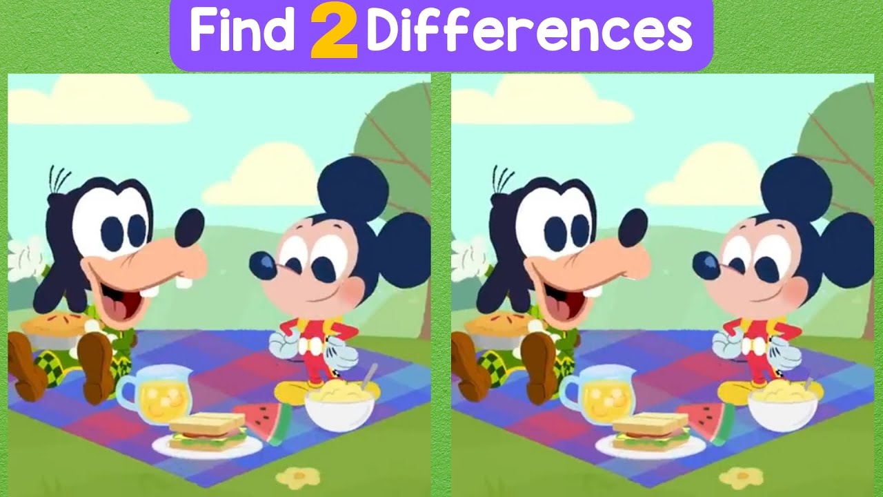 Find The Difference Part 199 - Mickey Mouse - YouTube