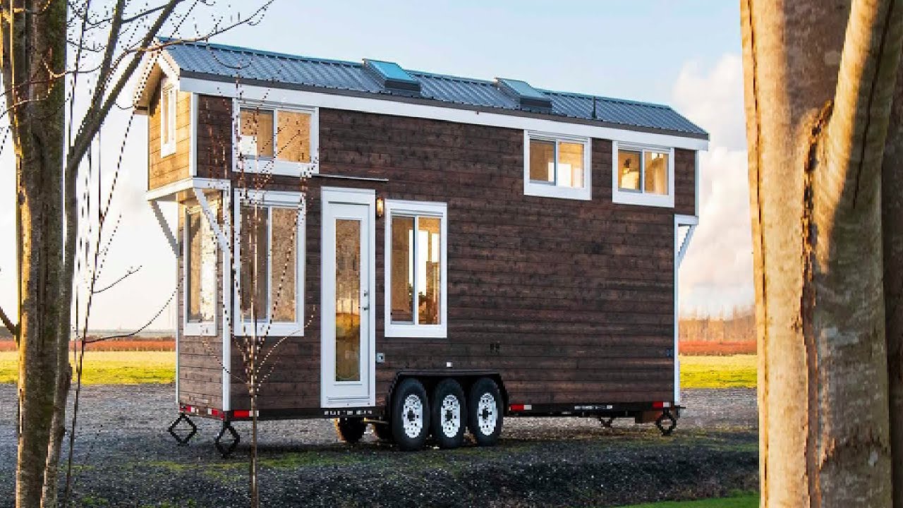 34ft The Best Eco-Friendly Tiny House RV by Mint Tiny Homes - YouTube