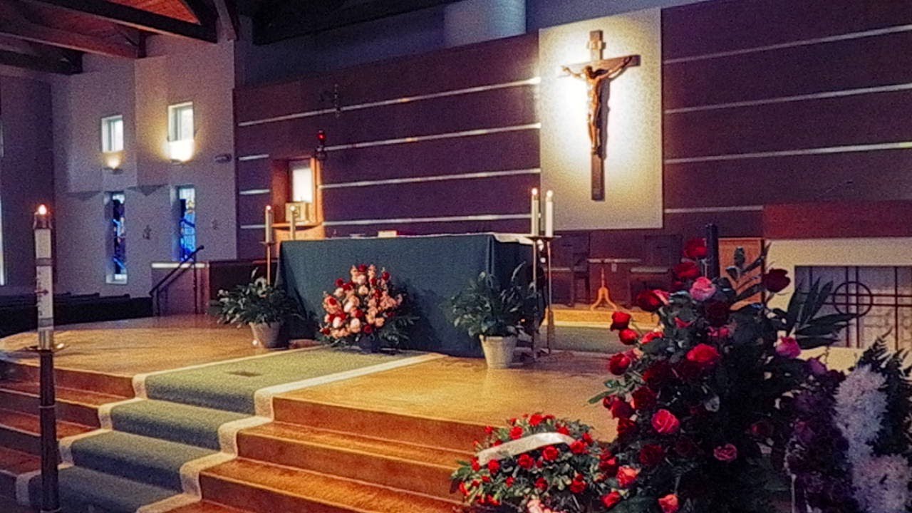 Mary Frances Parson Funeral @ St. Patrick Church - YouTube