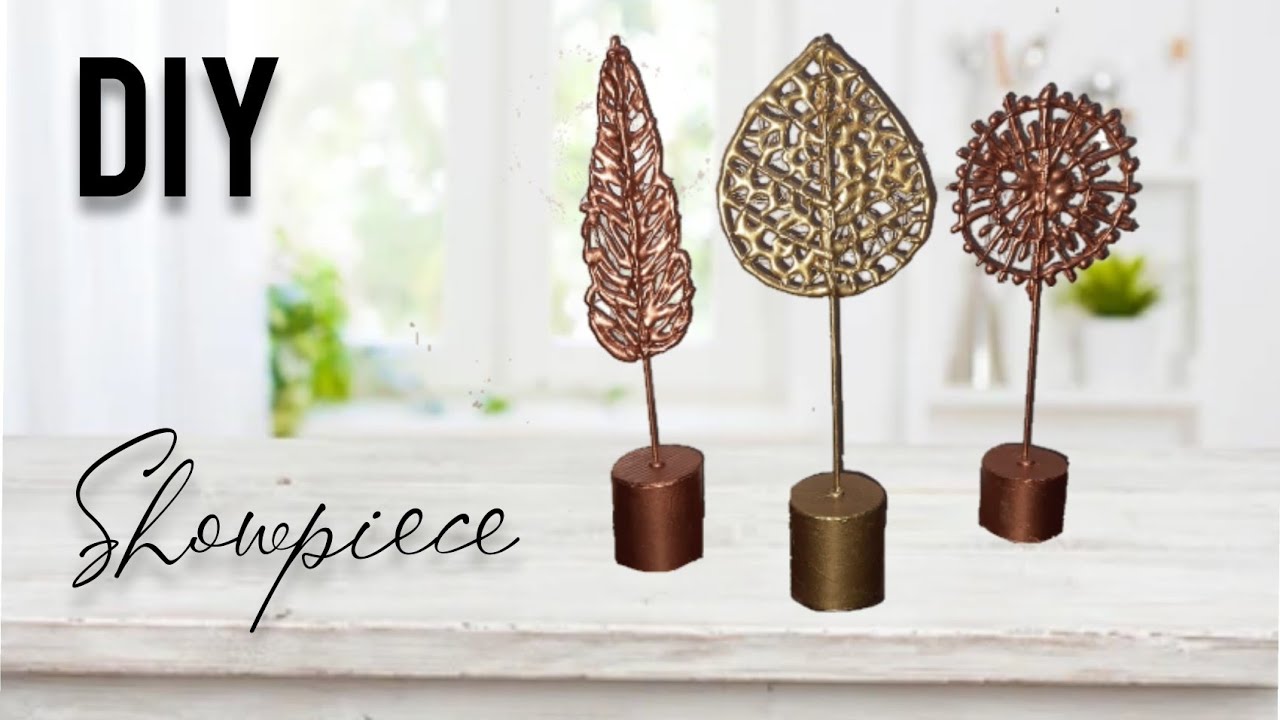 DIY Showpiece | Cardboard Craft | Home Decor - YouTube